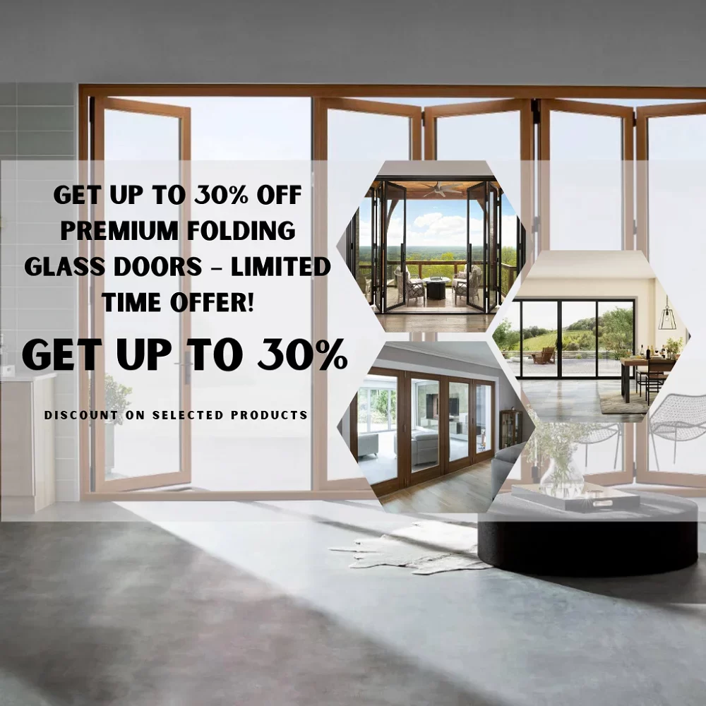 Folding Glass Doors | Accordion, Sliding & Patio | Sale Offer